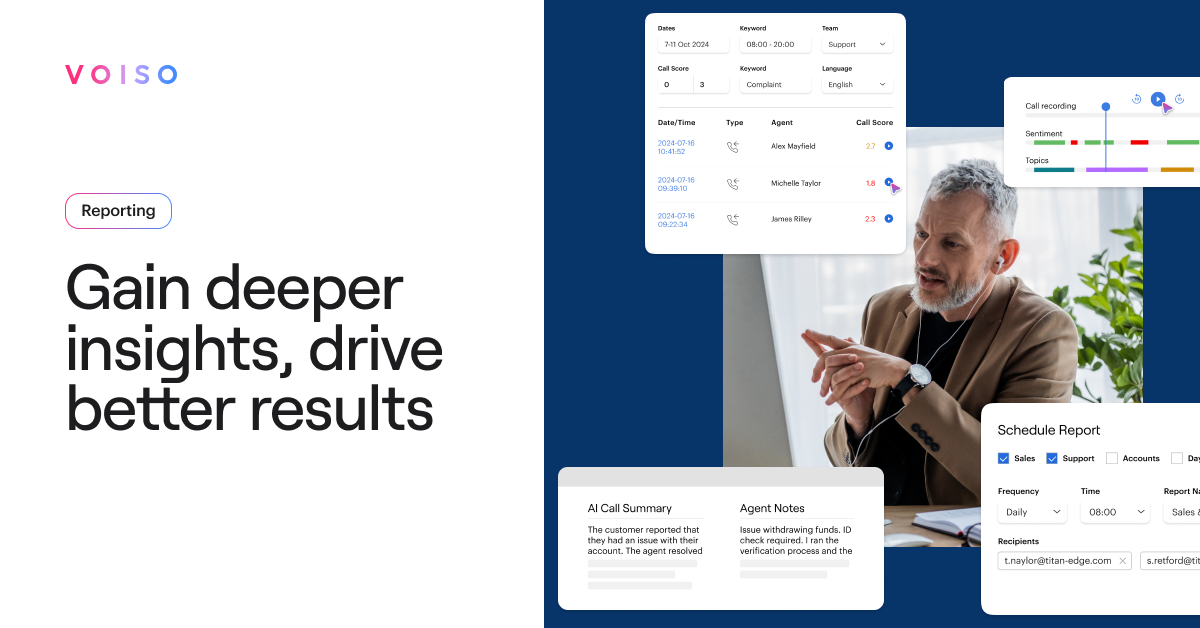 Call Center Reporting Software | Voiso