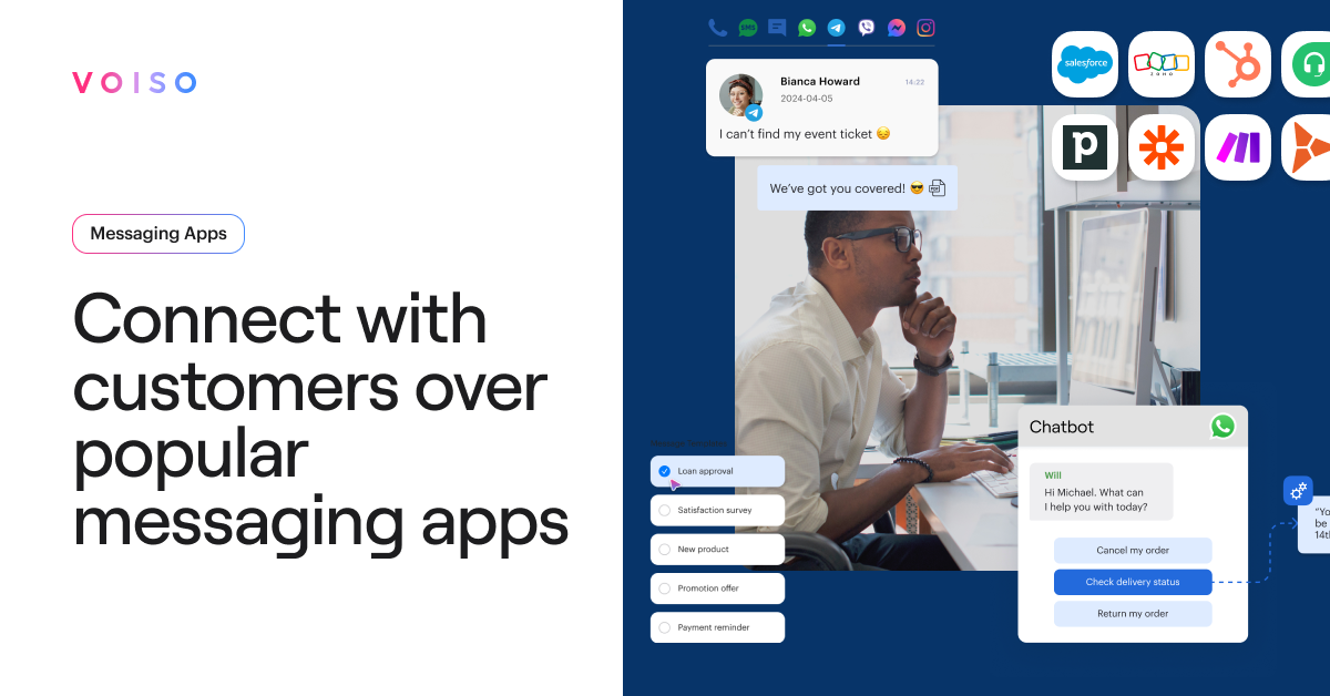 Messaging Apps For Call Centers | Voiso